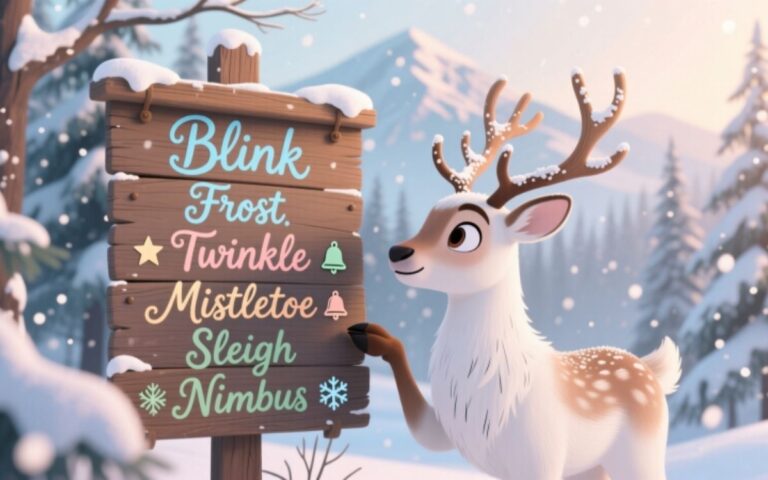 300 Santa’s Reindeer Names + Fun Facts You’ll Love