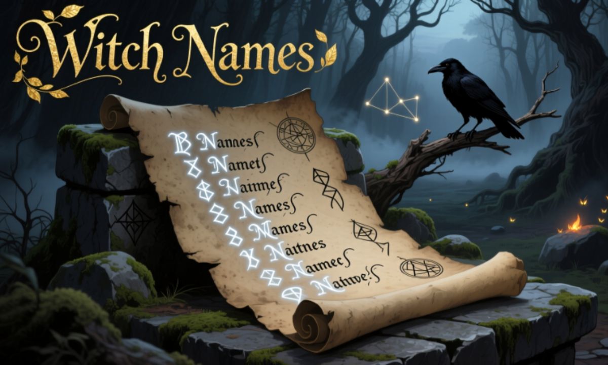 550+ Witch Names: Magical, Evil & Historical Name Ideas