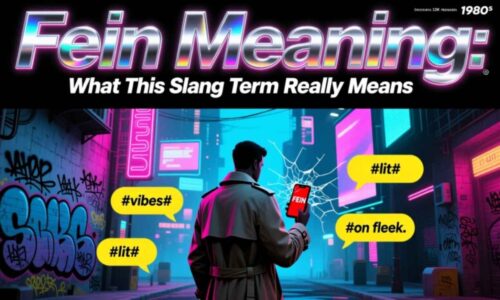 Fein Meaning Slang: A Complete Definition & Example