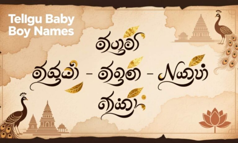Searching Unique Ru, Re, Ro Tha Baby Boy Names Telugu